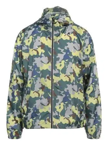 K-WAY Cleon Ripstop Graphic Jacket - Green