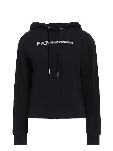 EA7 Cotton-elastane Sweatshirt - Black