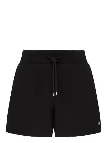 Emporio Armani Core Lady Fleece Shorts - Black
