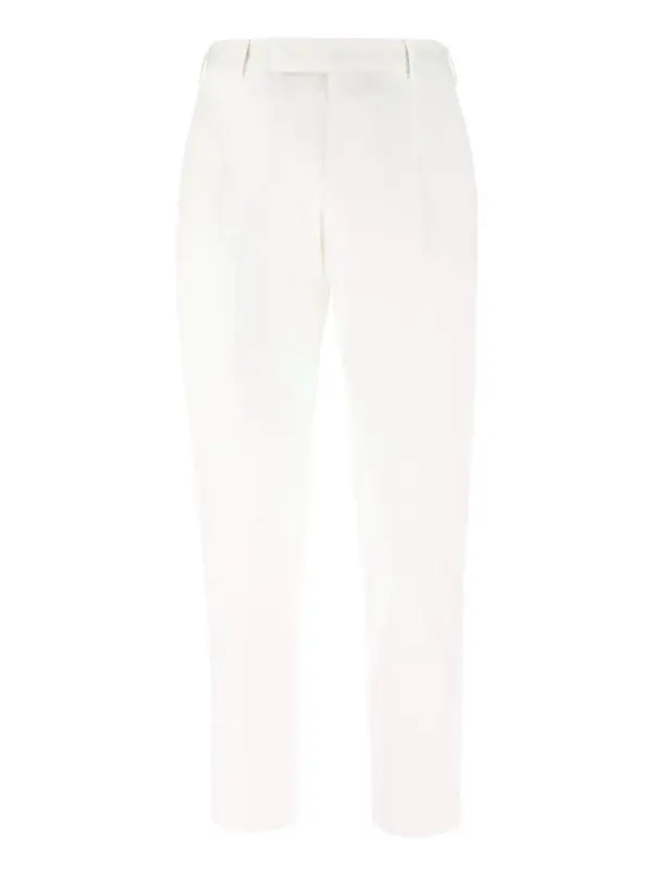 PT TORINO Cotton Trousers - White