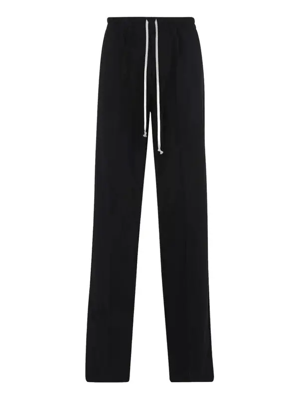 Rick Owens Wool Track Pants - Black