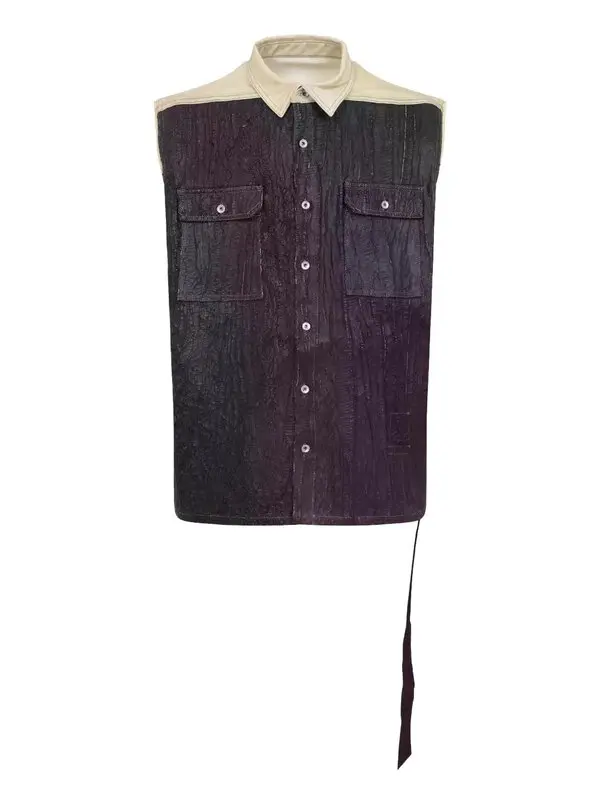 Rick Owens Cotton Vest - Black