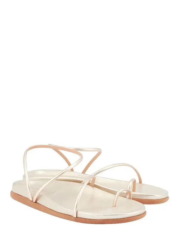 ANCIENT GREEK SANDALS Kansiz Strappy Sandals - Platinum