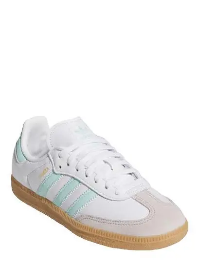 Adidas Samba Og Sneakers - White/ Semi Flash Aqua/ Gum