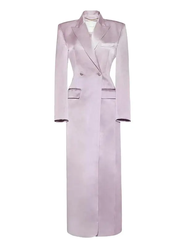 Adam Lippes Laurence Silk Coat - Pink