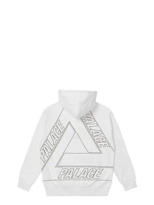 PALACE Jumbo Triferg Drop Shoulder Hood - White