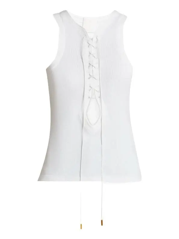 Givenchy Lace-up Tank Top - White