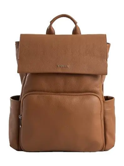 VELEZ Zermatt Leather Backpack - Brown