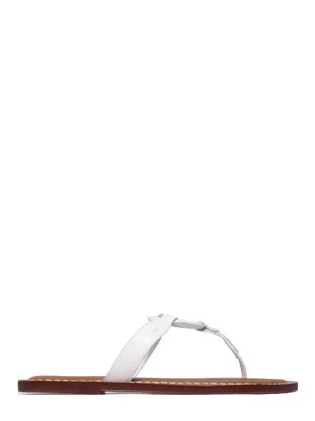 Bernardo Matrix 2 Thong Sandal - White