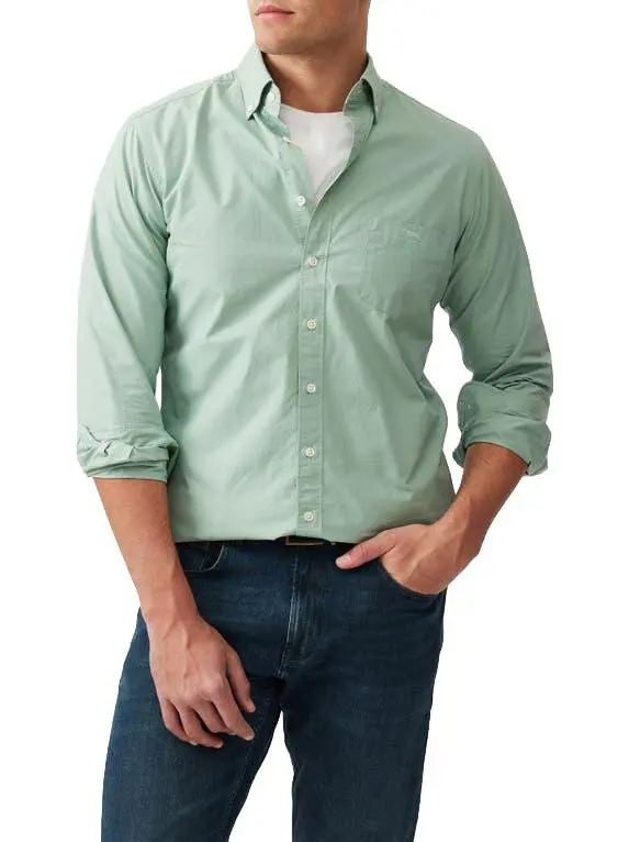 Rodd & Gunn Hendrick Cotton Button-down Shirt - Thyme