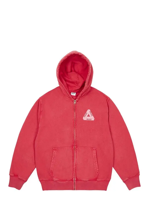 PALACE Pigment Wash Tri-ferg Hood - Red