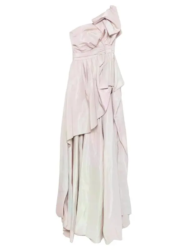 SAIID KOBEISY Strapless Taffeta Dress - Pink