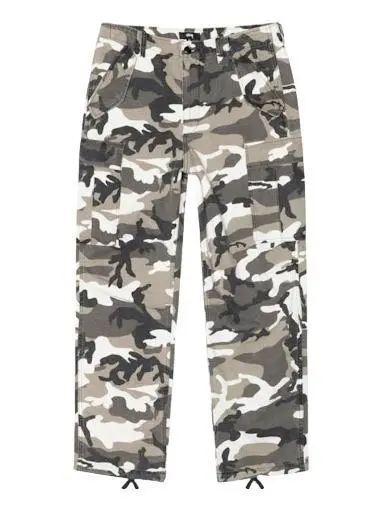 StÜssy Military Ripstop Cargo Pant - Snow Camo
