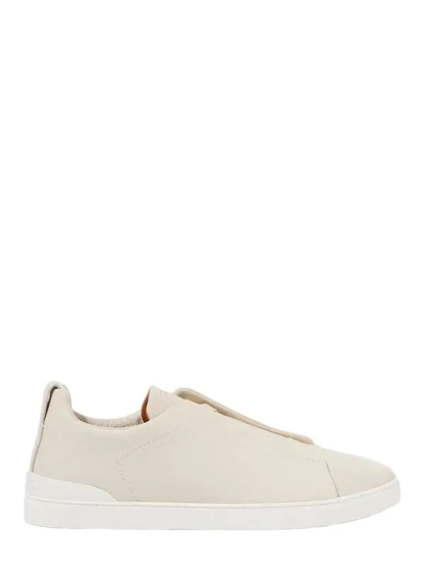 Zegna Triple Stitch Sneakers - Beige