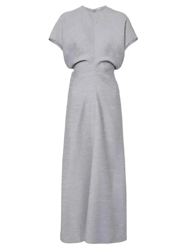TOTEME Draped Maxi Dress - Blue