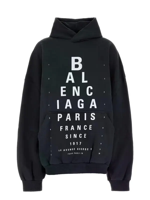 Balenciaga Oversized Hoodie - Black