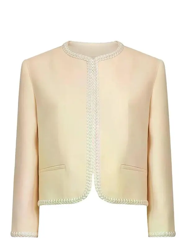 Valentino Garavani Crepe Couture Jacket - Neutrals