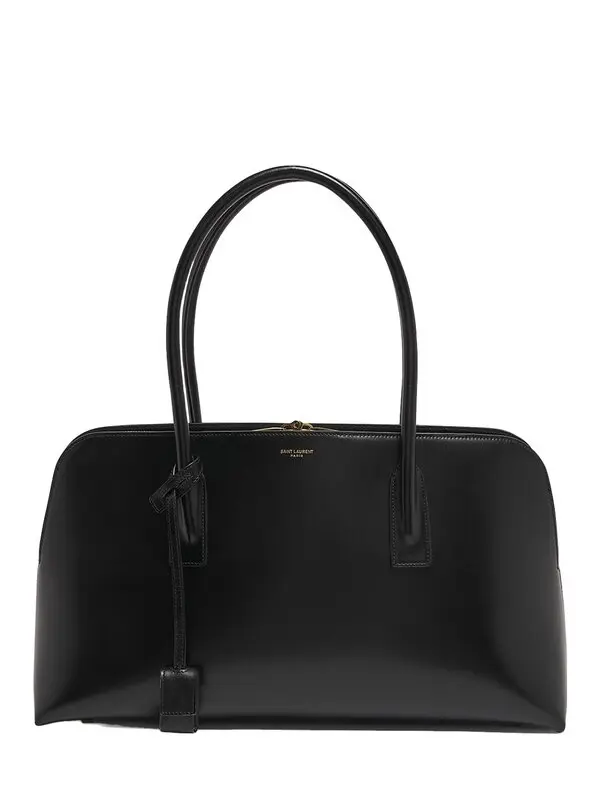 Saint Laurent Sac De Jour Large Bowling Top-handle Bag - Noir
