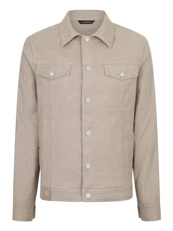 Stefano Ricci Button-front Trucker Jacket - Beige