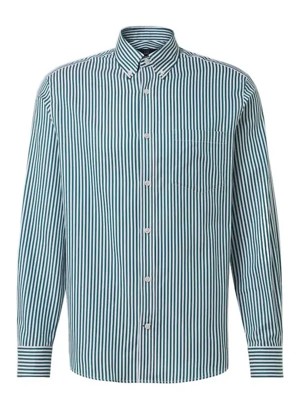 Dunhill Bengal Stripe Cotton Shirt - Green