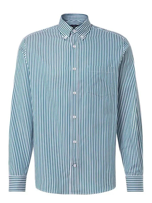 Dunhill Bengal Stripe Cotton Shirt - Green
