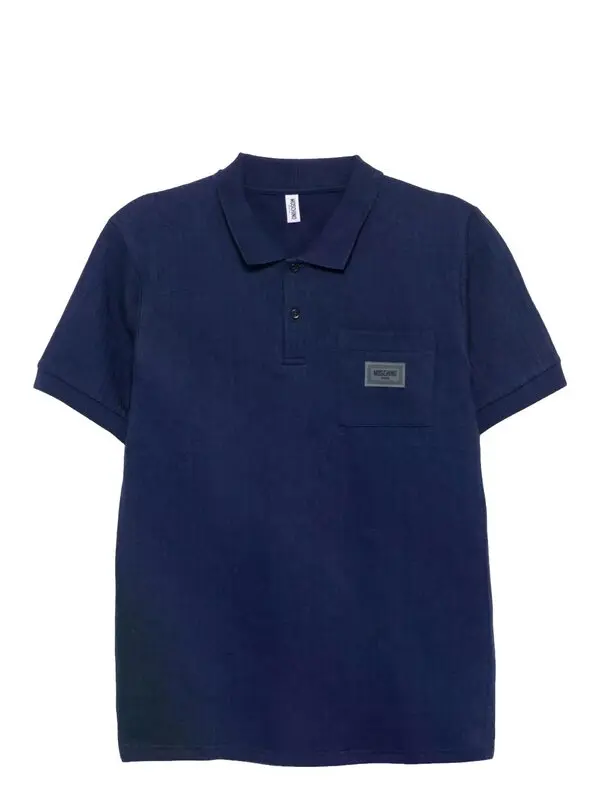 Moschino Cotton Polo Shirt - Blue
