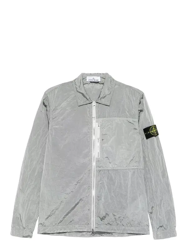 Stone Island Crinkled Jacket - Grey
