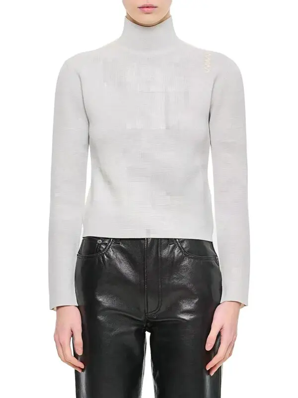 Marni Turtleneck Jumper - White