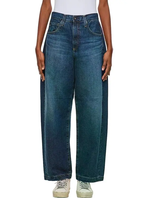 Ag Hattie High-rise Jeans - Blue