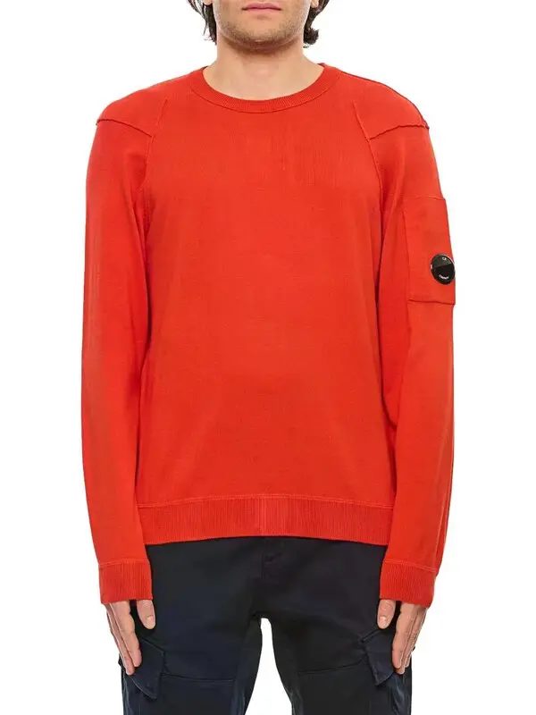 C.P. COMPANY Logo Patch Sweatshirt - Orange