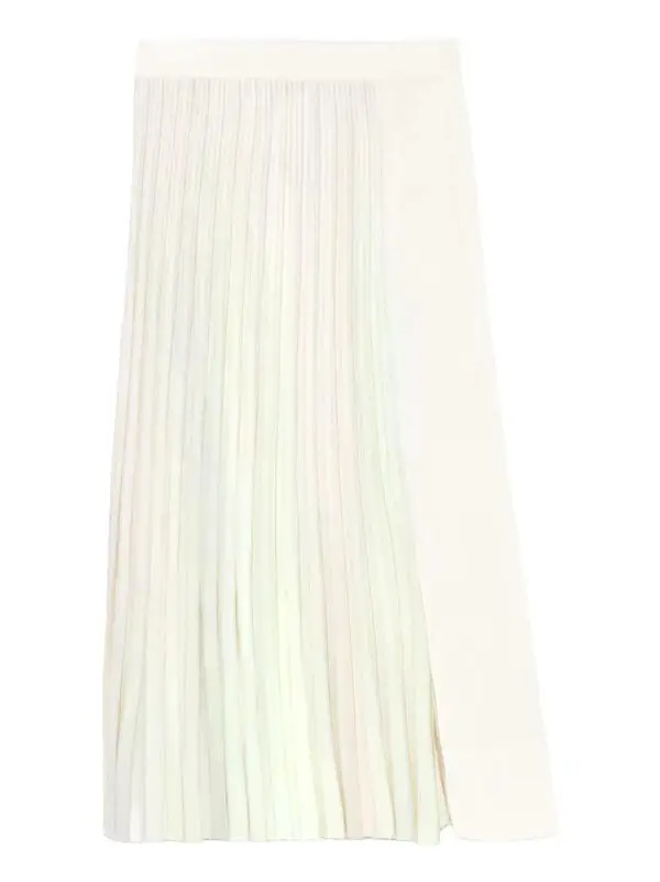 MRZ Plissé Midi Skirt - Neutrals