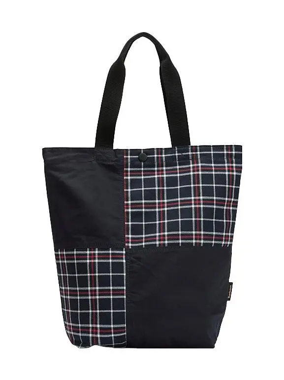 Barbour Transport Patchwork Tote - Navy