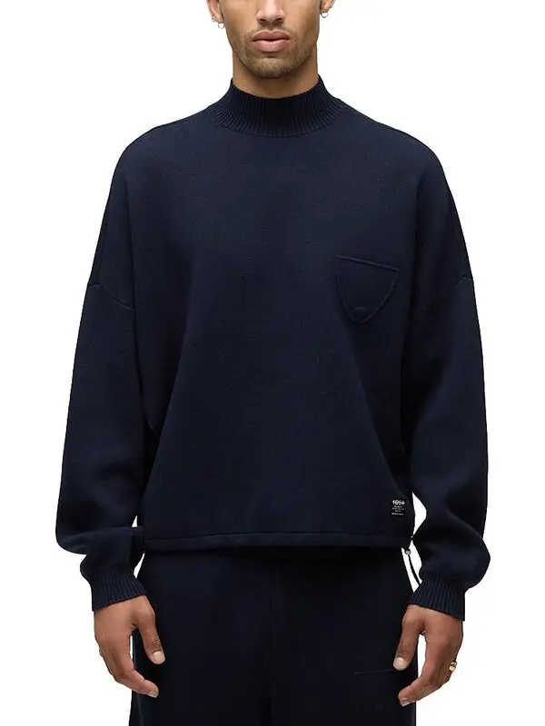Hudson Jeans Jrue Mock Neck Sweater - Olympia