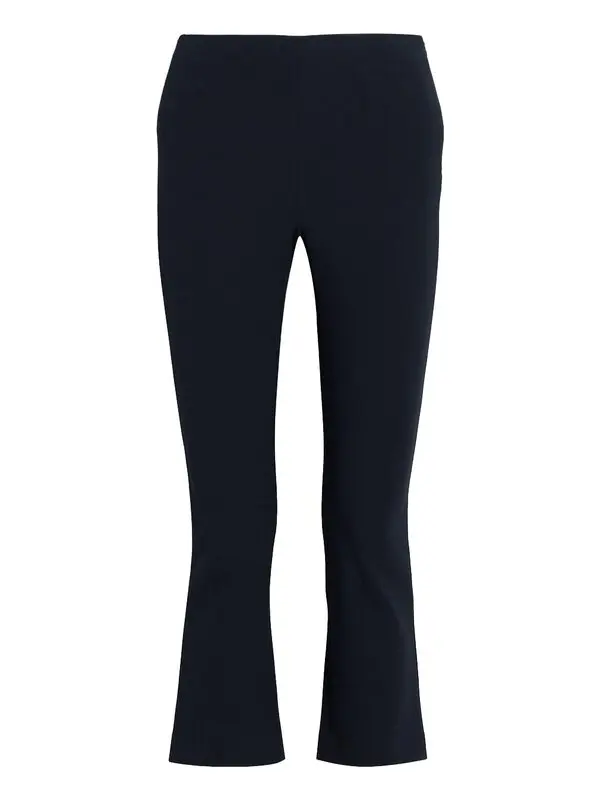 Vince Cropped Bootcut Crepe Pants - Navy