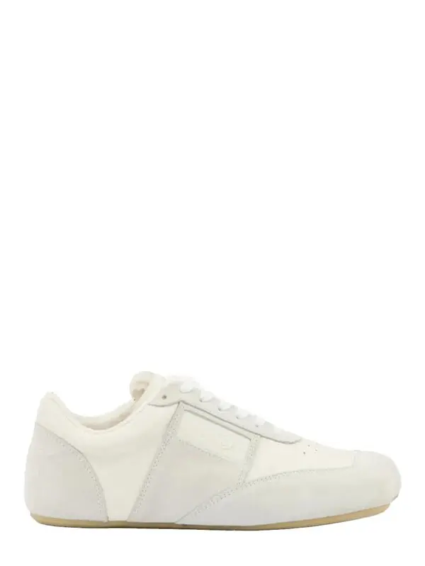 MAISON MARGIELA Embossed Leather Sneakers - White
