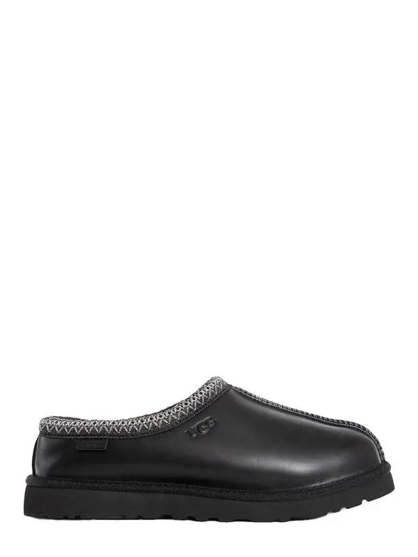 UGG Tasman Leather Mules - Black