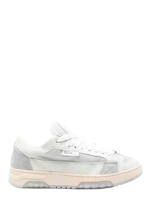SANTHA Panelled Sneakers - Grey