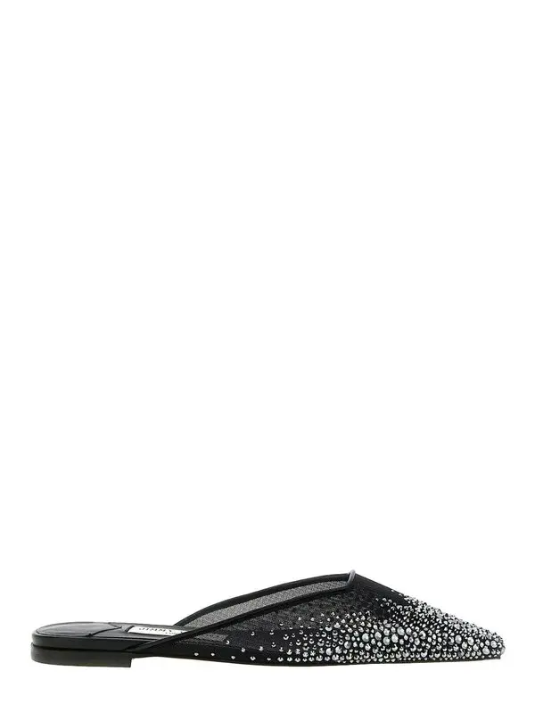 JIMMY CHOO Vivi Slippers - Black