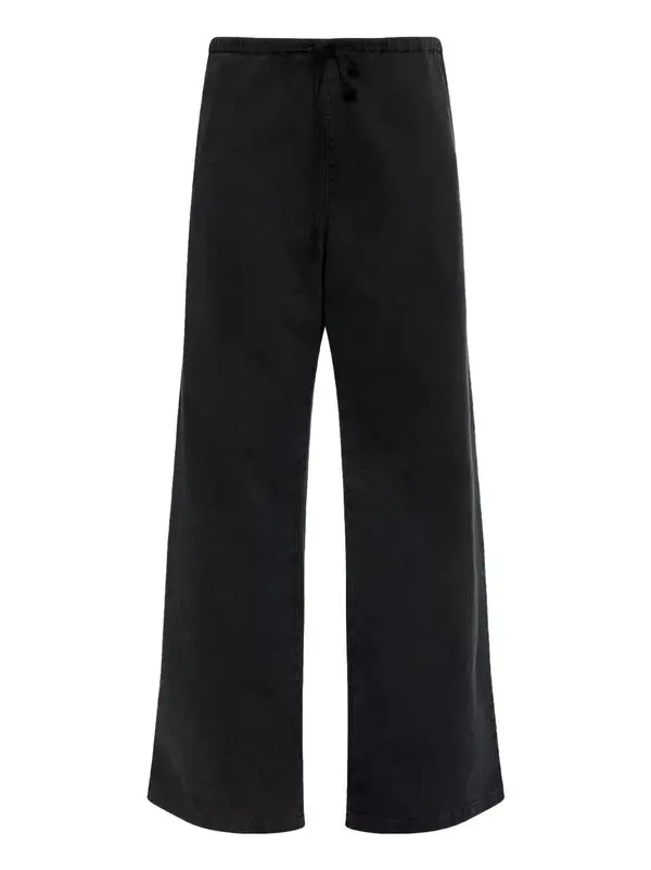 MAISON MARGIELA Cotton Trousers - Black
