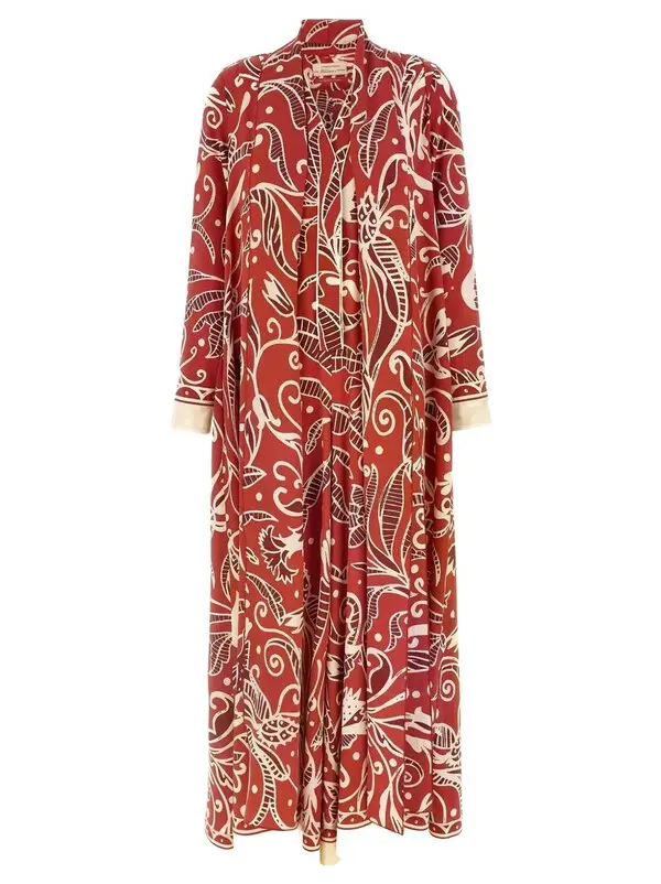 F.R.S FOR RESTLESS SLEEPERS Euripila Printed Dress - Red