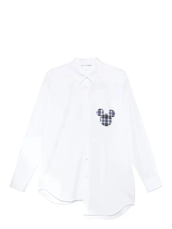 Comme Des Garçons X Disney Mickey-print Shirt - White