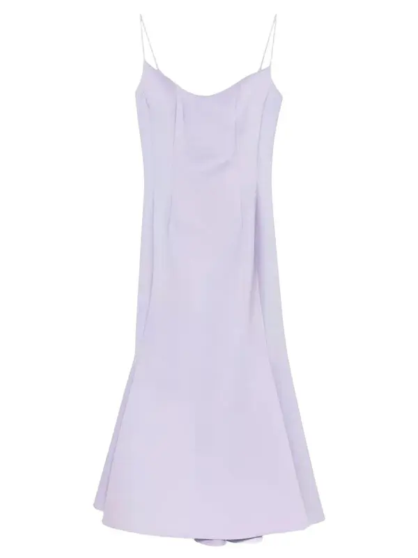 SAIID KOBEISY Midi Dress - Purple