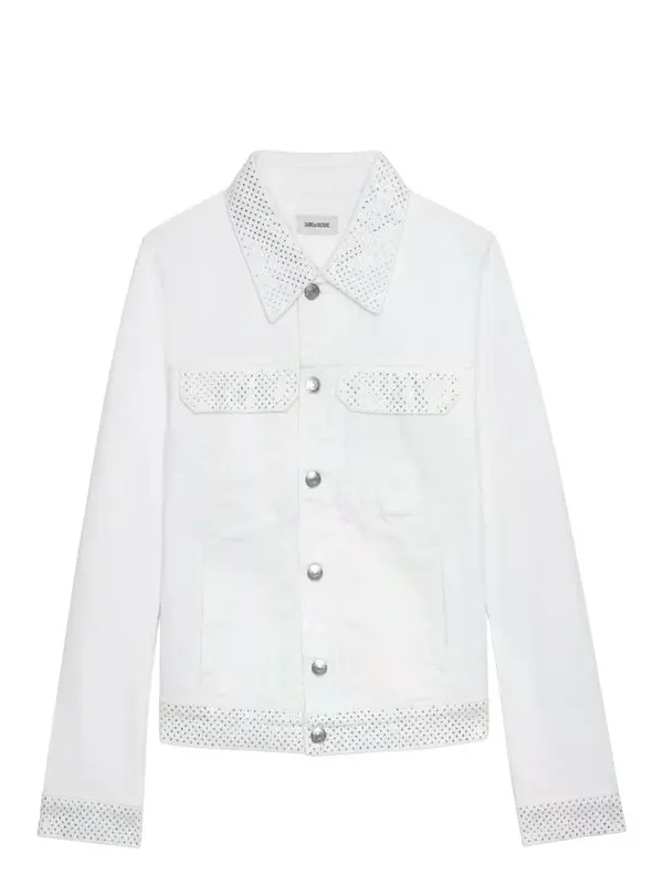 Zadig&Voltaire Kioky Denim Jacket - White