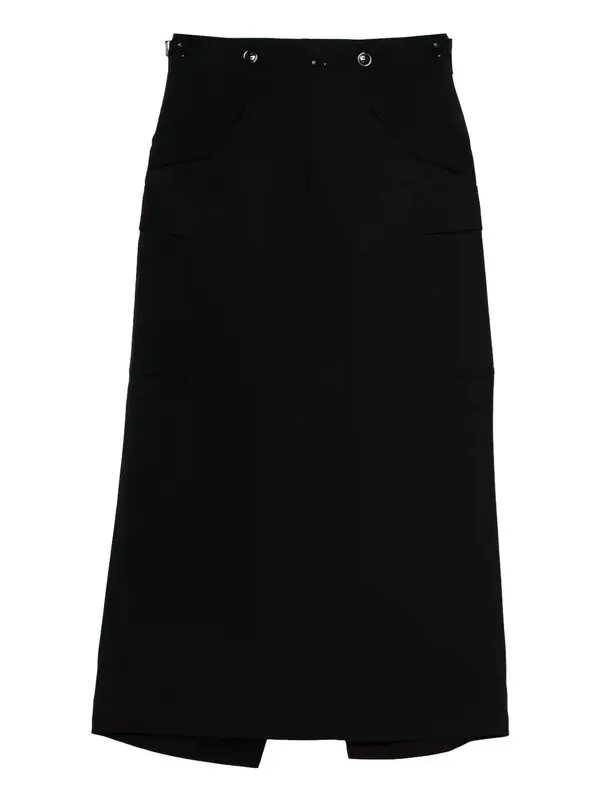 Junya Watanabe Cargo Midi Skirt - Black