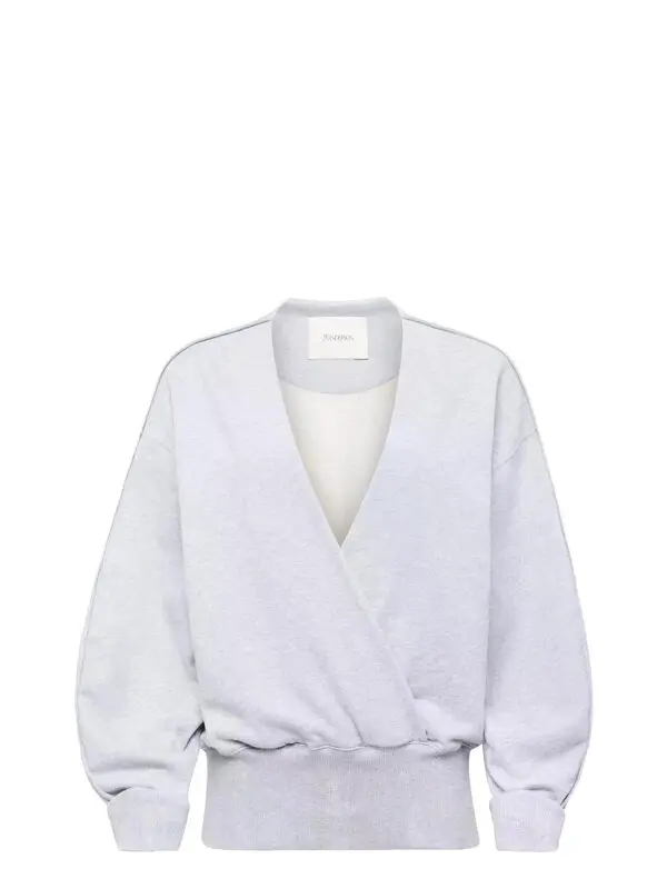 JW Anderson Wrap-front Sweatshirt - Grey