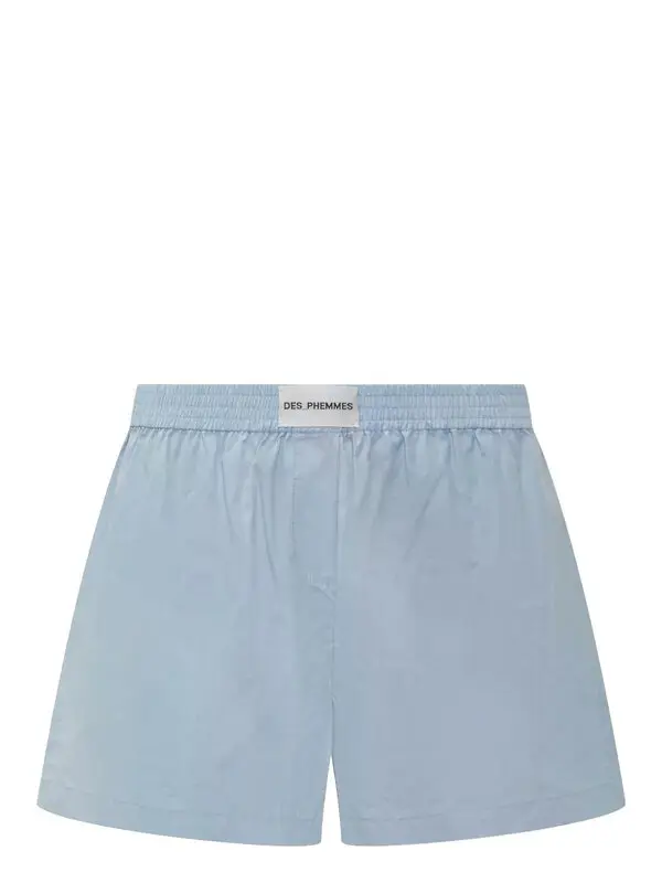 DES_PHEMMES Cotton Boxer Shorts - Blue