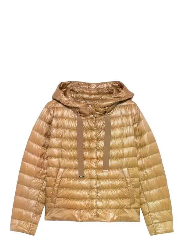 Herno Hooded Puffer Jacket - Brown