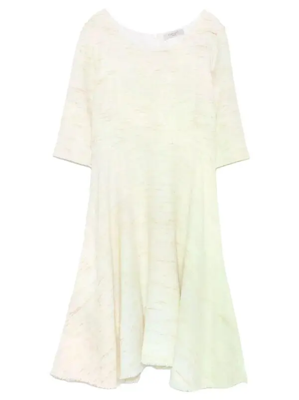 CHARLOTT Flared Midi Dress - Neutrals