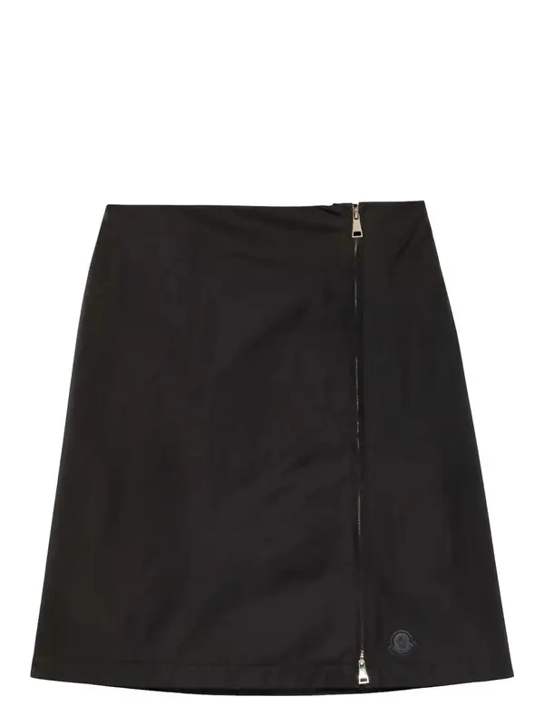 Moncler Zipped Midi Skirt - Black