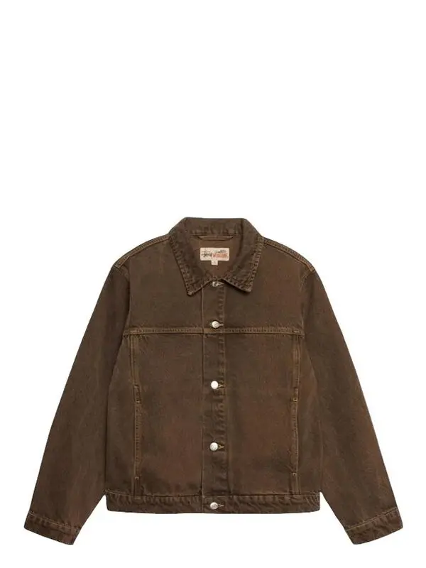 StÜssy Trucker Denim Jacket - Mushroom